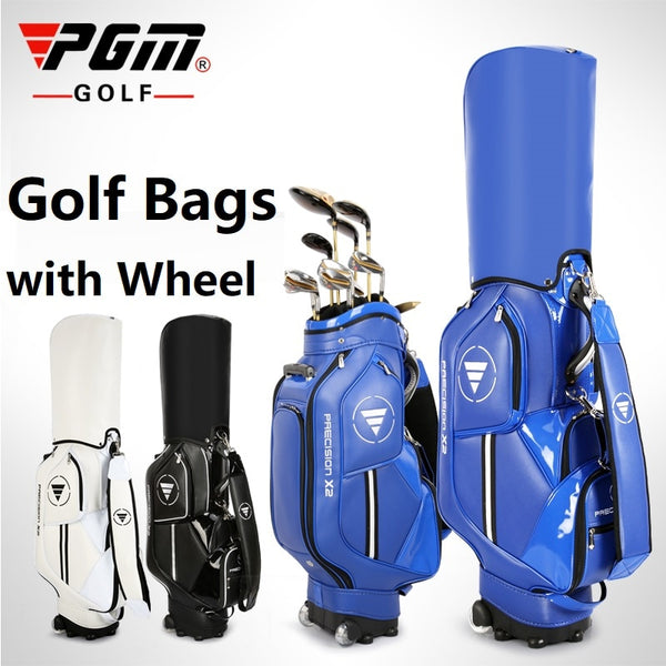 PGM Golf Standard Ball Bag Professional Leather PU Waterproof Golf Car