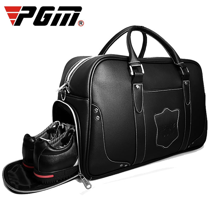 PGM Black Golf Clothing Bag men's motion portable bag Built-in sho