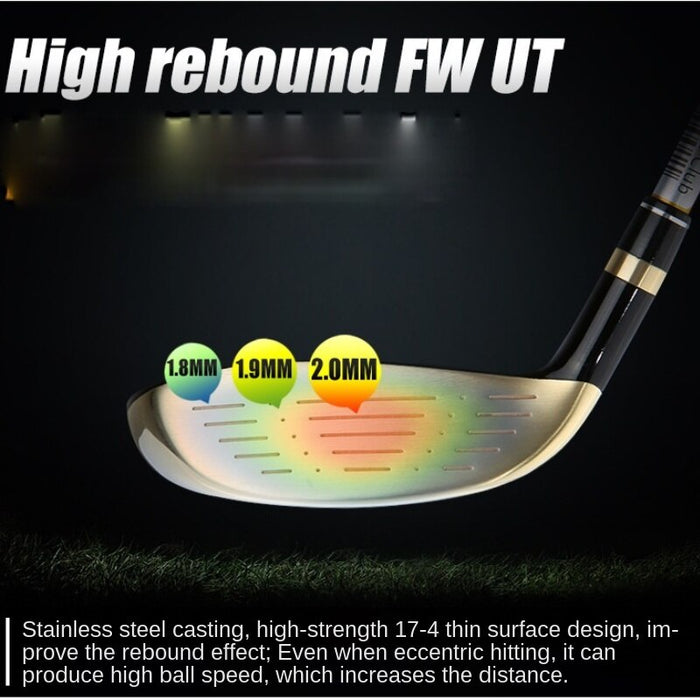 PGM Men Golf Clubs Set Adjustable angle and interchangeable shaft prof