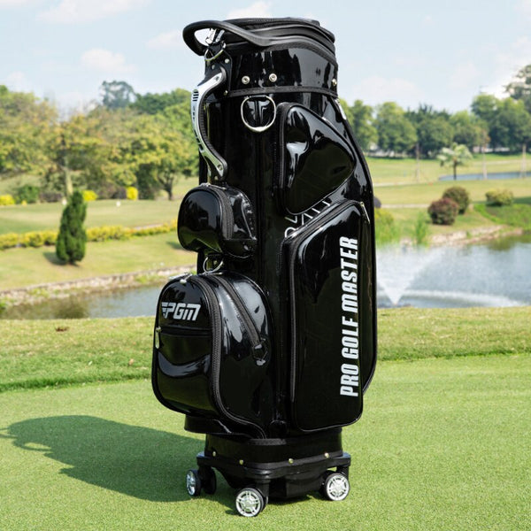 PGM Women Golf Bag Colorful Expansion TPU Waterproof Four-wheel Flat P